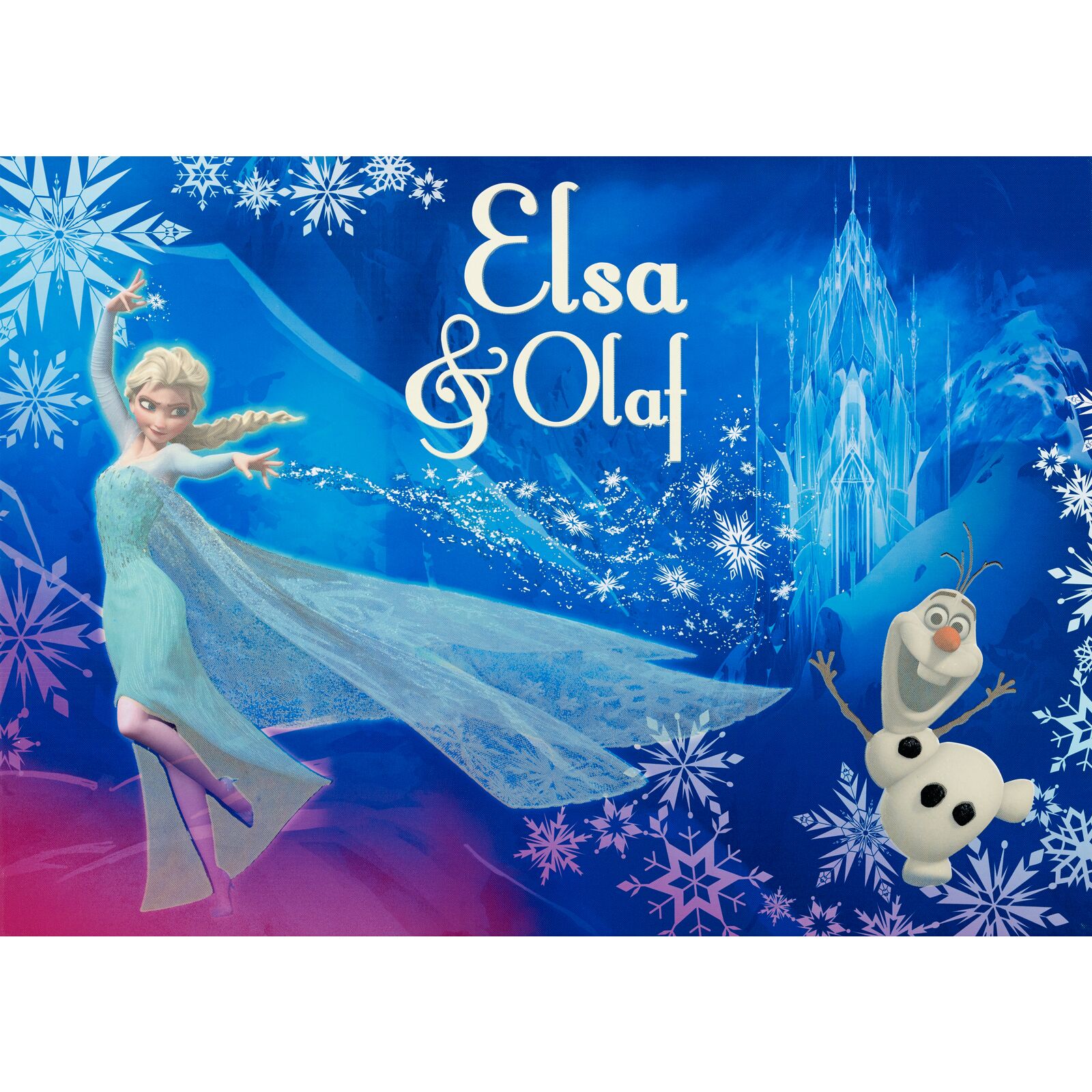 Toile Imprimée Reine Des Neiges 70 X 50 Cm 4murs